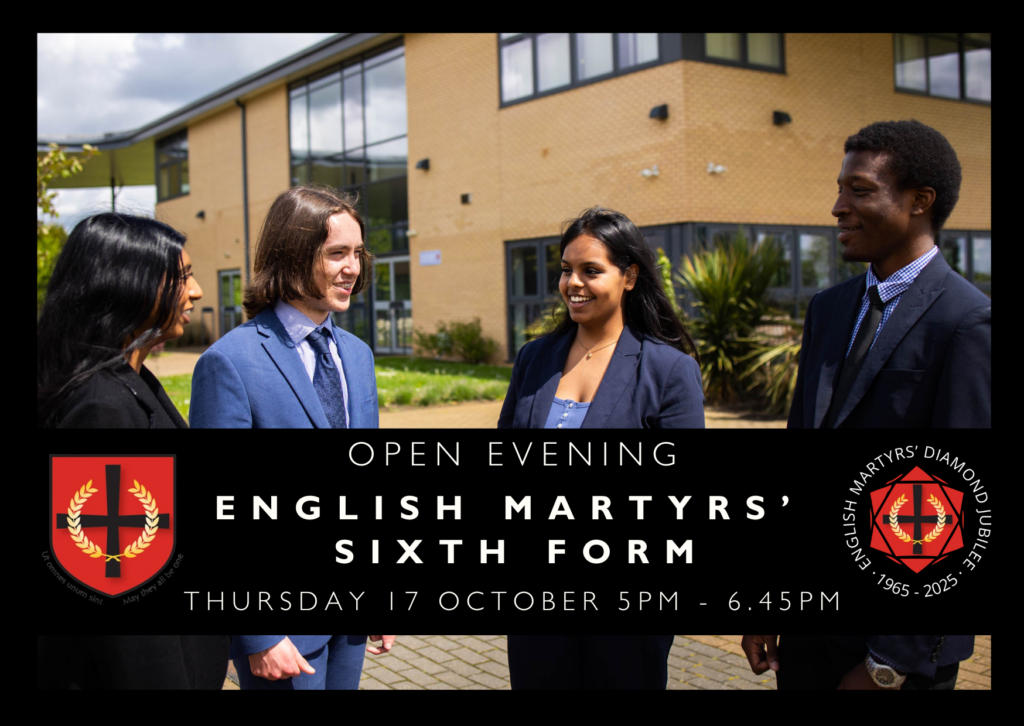 Sixth Form Open Evening-Thursday 17th October 2024 - English Martyrs ... Sixth Form Open Evening-Thursday 17th October 2024 - English Martyrs ...